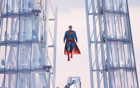 Superman Soars Above London in First-Ever Skyline Sculpture at The Shard